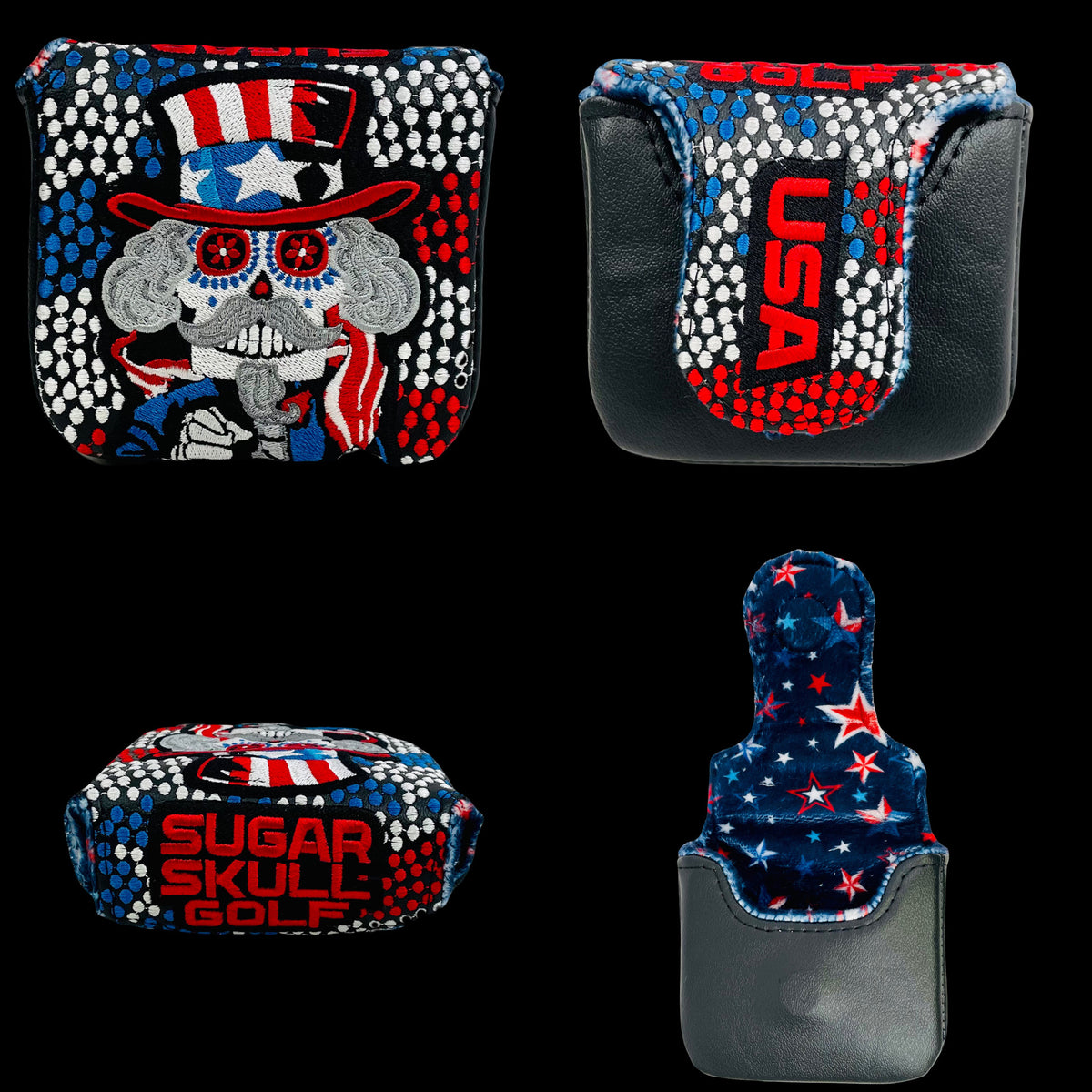 SSG 2023 4th of July Putter Cover - Mallet – Sugar Skull Golf
