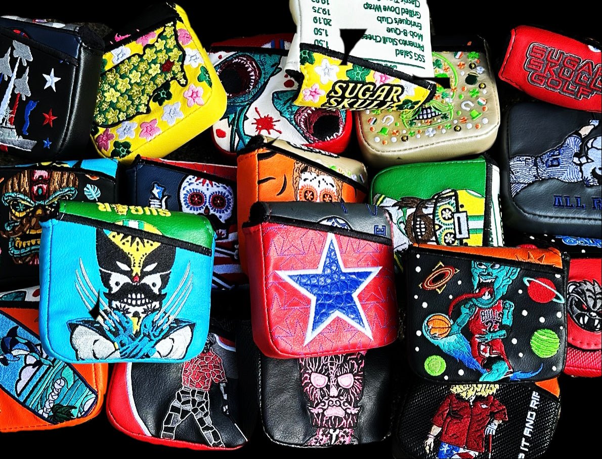 SSG 2023 Patchwork Putter Cover - Mallet – Sugar Skull Golf