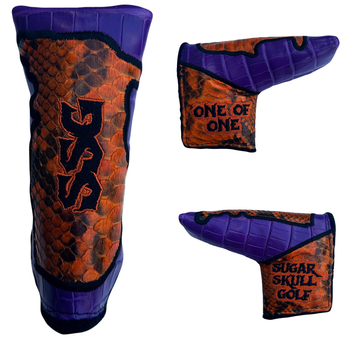 SSG 1/1 Halloween Gator/Snake Putter Cover – Sugar Skull Golf