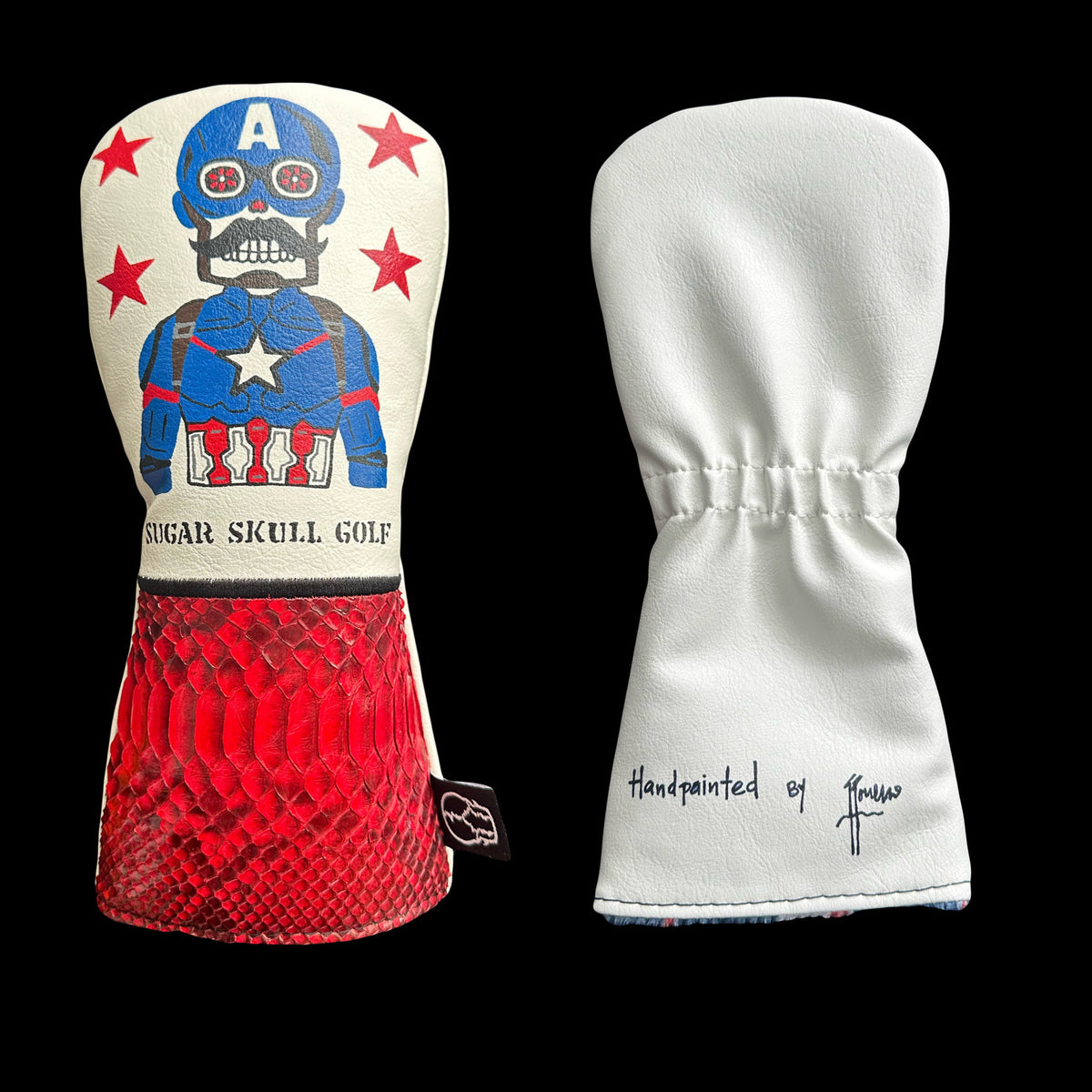SSG 1/1 Hand Painted Captain America Fairway Cover – Sugar Skull Golf