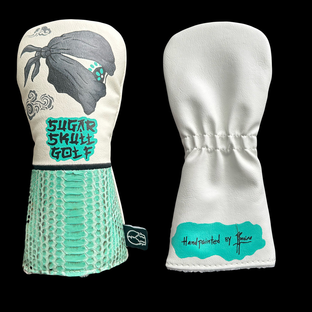 SSG 1/1 Hand Painted Ninja Fairway Cover – Sugar Skull Golf