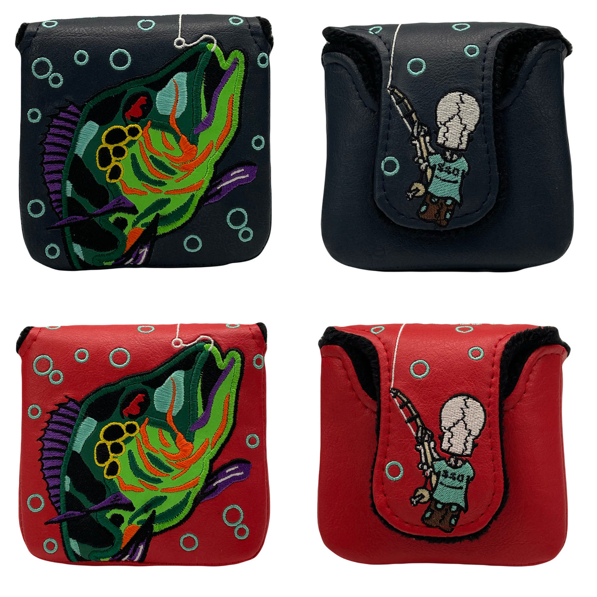 SSG 2025 Fish 2.0 Putter Cover - Mallet (Random Color) – Sugar Skull Golf