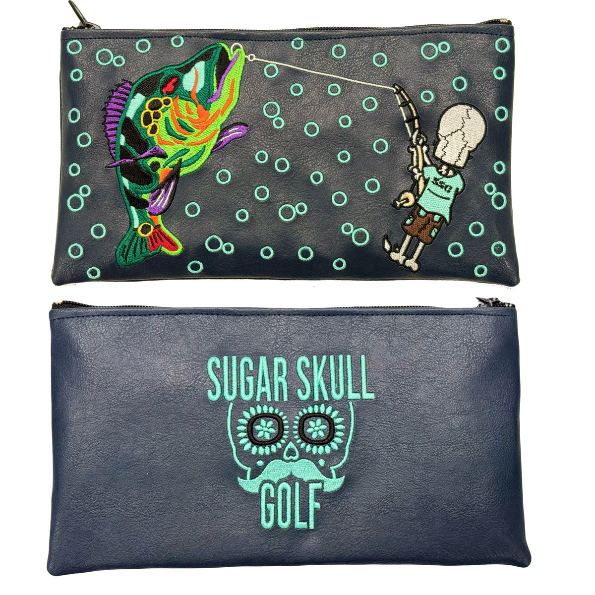 SSG 2025 Fish 2.0 Navy Cash Bag – Sugar Skull Golf