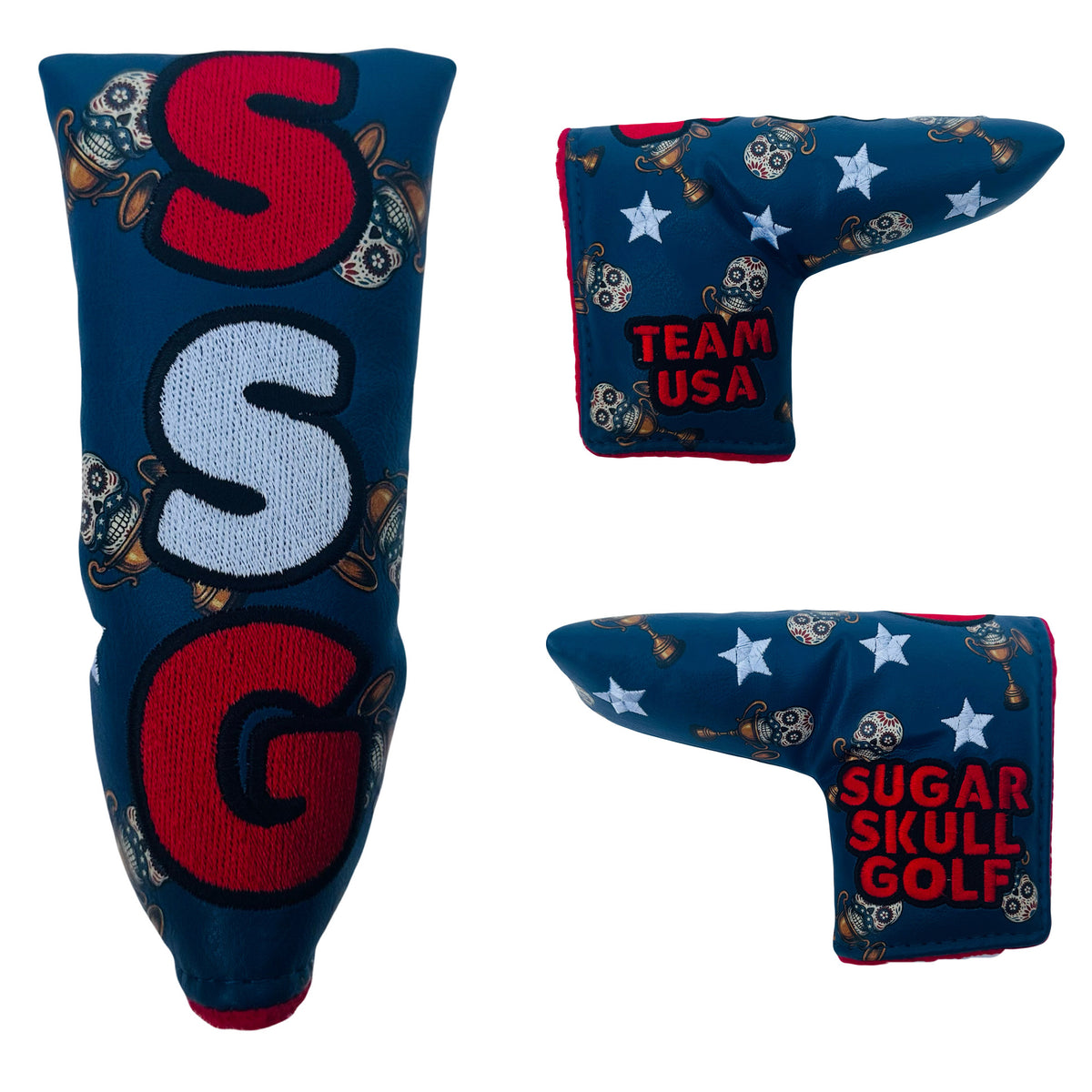 SSG 2025 Ryder Cup Team USA Putter Cover - Blade – Sugar Skull Golf