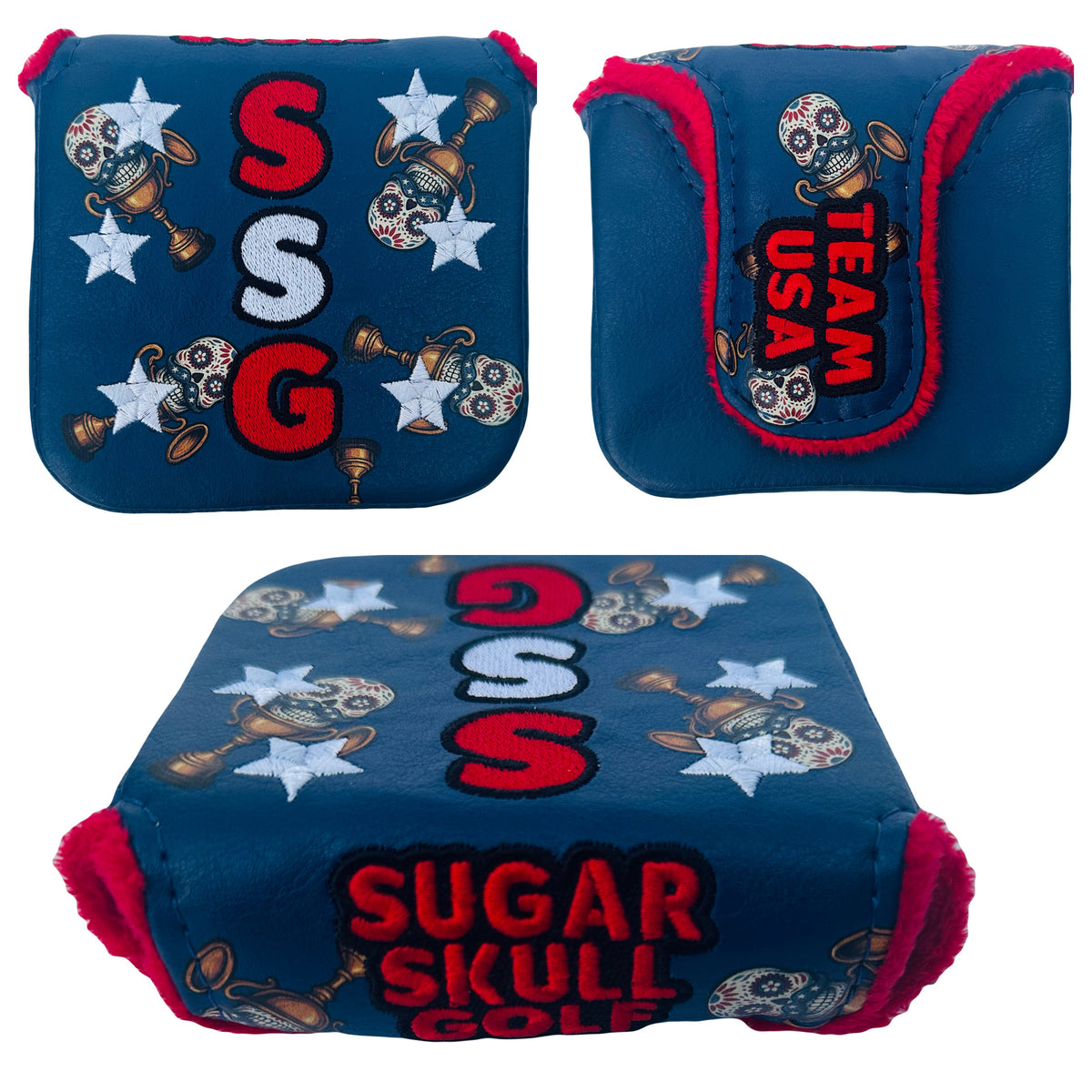 SSG 2025 Ryder Cup Team USA Putter Cover - Mallet – Sugar Skull Golf