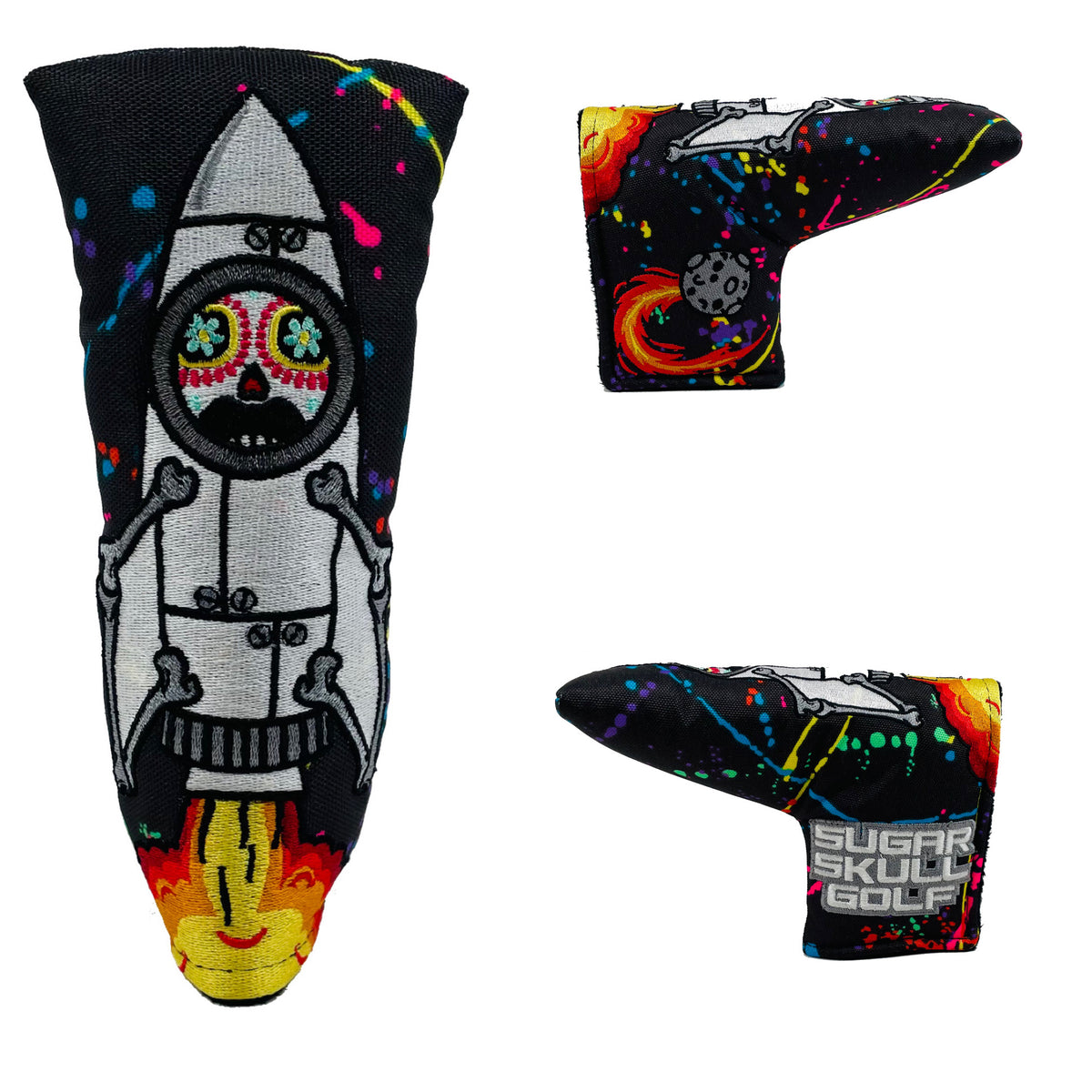 SSG 2022 Space Rocket Putter Cover - Blade – Sugar Skull Golf