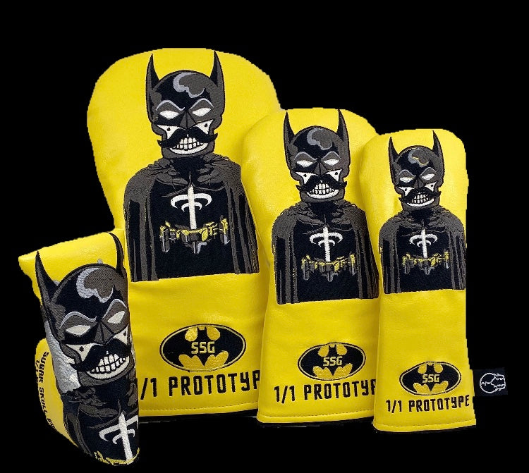 Batman Yellow Prototype 1/1 Wood Set & Putter – Sugar Skull Golf