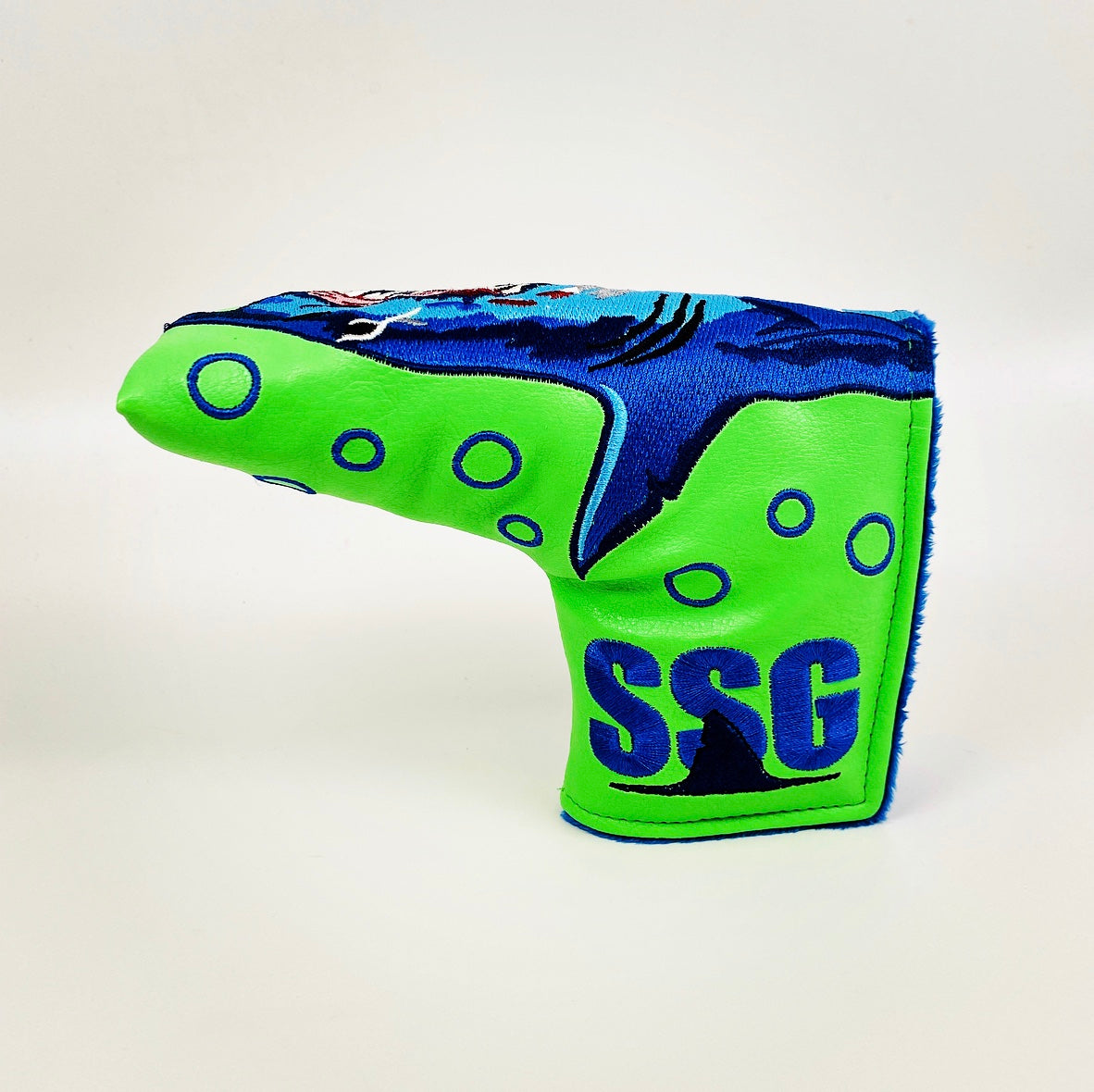 SSG Shark Week Lime Putter Cover - Blade – Sugar Skull Golf