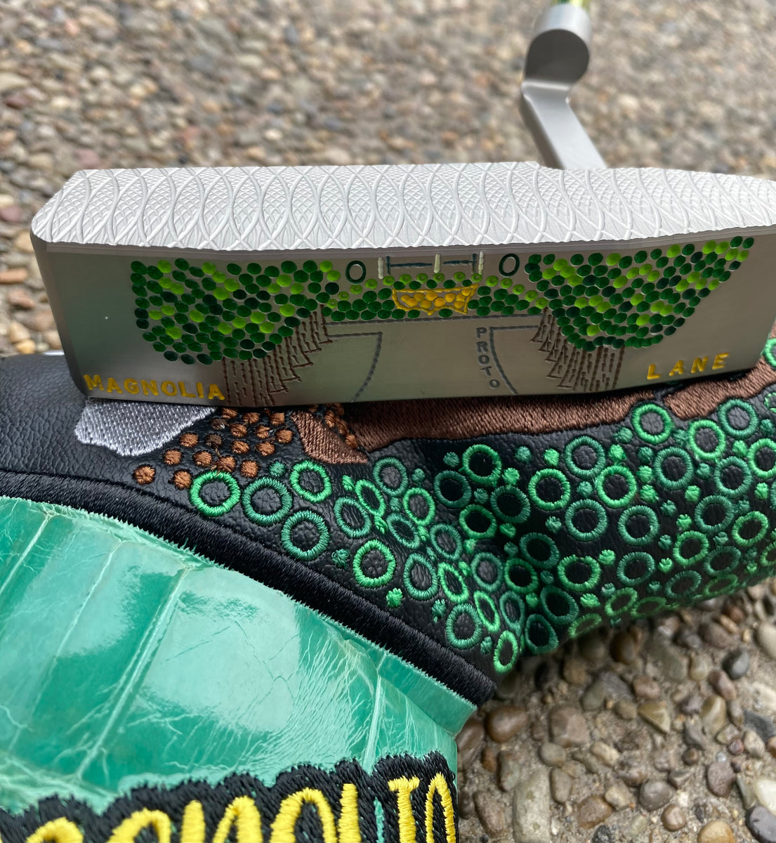 SSG Masters 1/1 SSS Magnolia Lane Hand Stamped Putter – Sugar Skull Golf